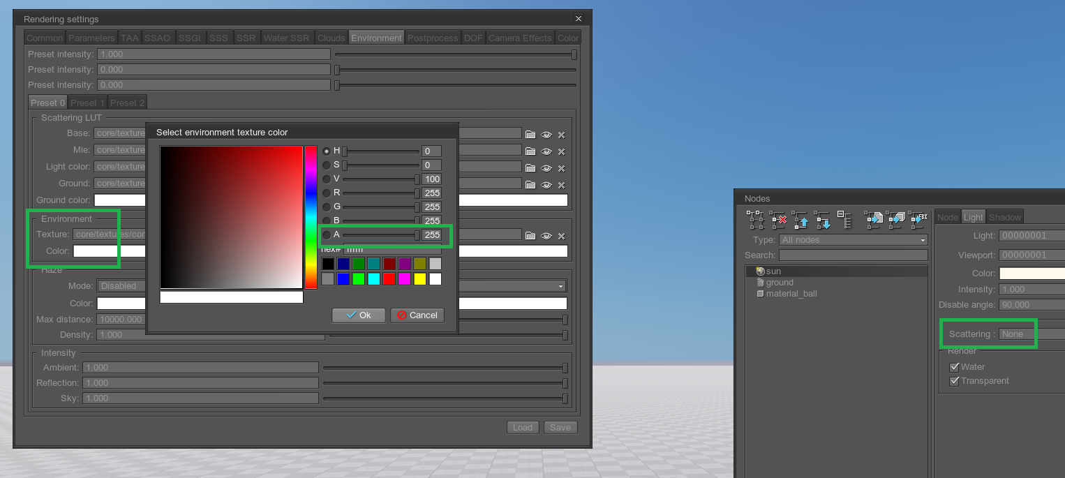 Sky with Sun is black - C++ Programming - UNIGINE Developers Community
