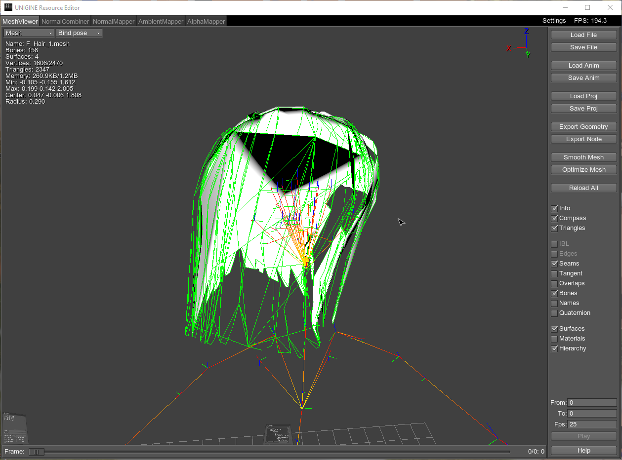 How To Set Which Side Rendered In Unigine Script On Skinned Mesh