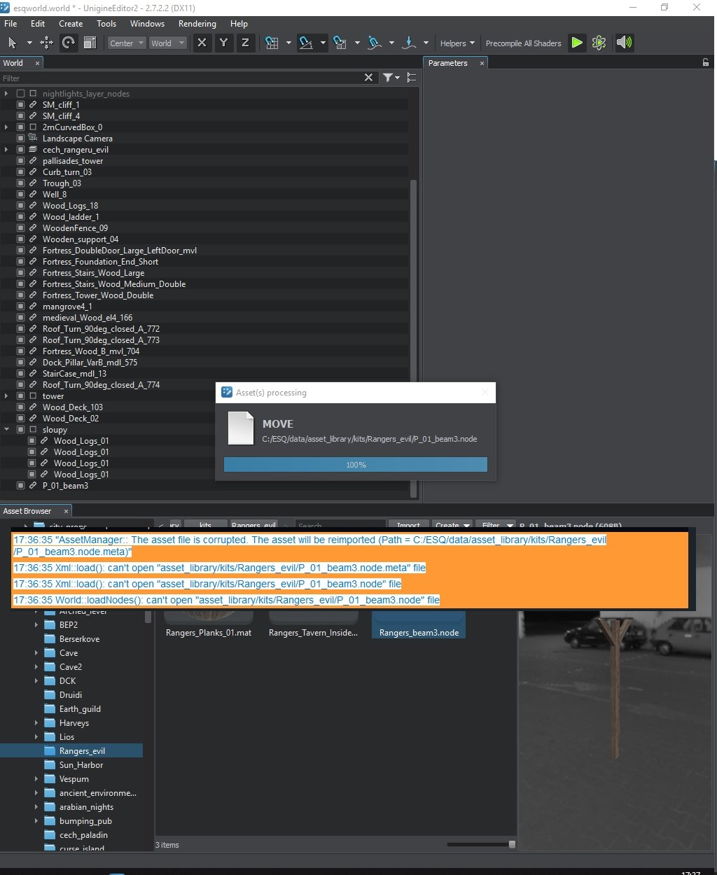 Solved Editor Sometimes Hangs When Duplicating Node Bug Reports Unigine Developers Community