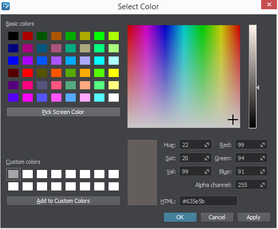 Color Picker - Feedback for UNIGINE team - UNIGINE Developers Community