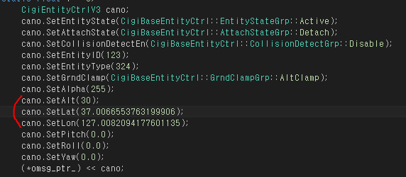 Geoposition EntityPacket - Sim IG (Image Generator) - UNIGINE ...