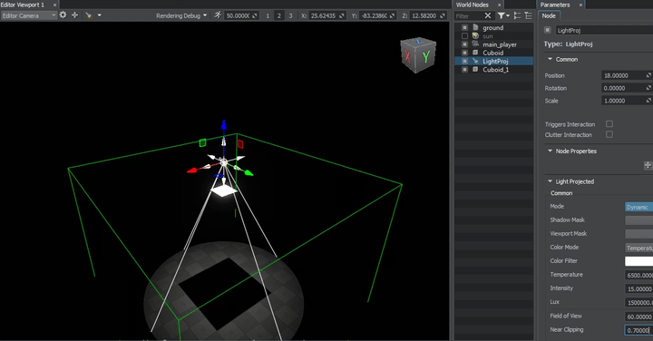 What is the function setZNear doing on a LightProj - C++ Programming - UNIGINE Developers Community