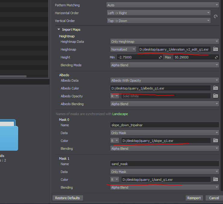 Export Landscape terrain, and all it's detail, to a new project - World ...