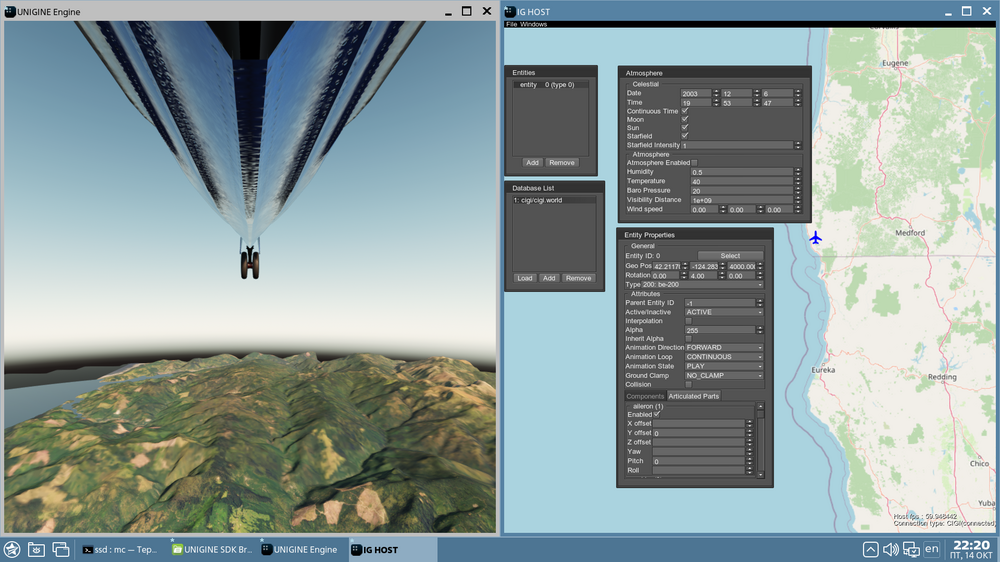 CIGI Host Emulator and CIGI Demo - Sim IG (Image Generator) - UNIGINE ...