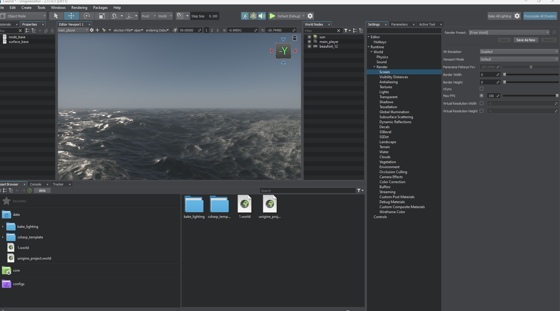Panorama Curved 360 Getting Dark Content Creation Unigine Developers Community