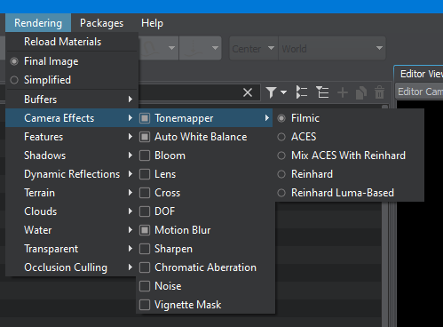 Is there a post processing feature list of Unigine ? - Rendering - UNIGINE Developers Community